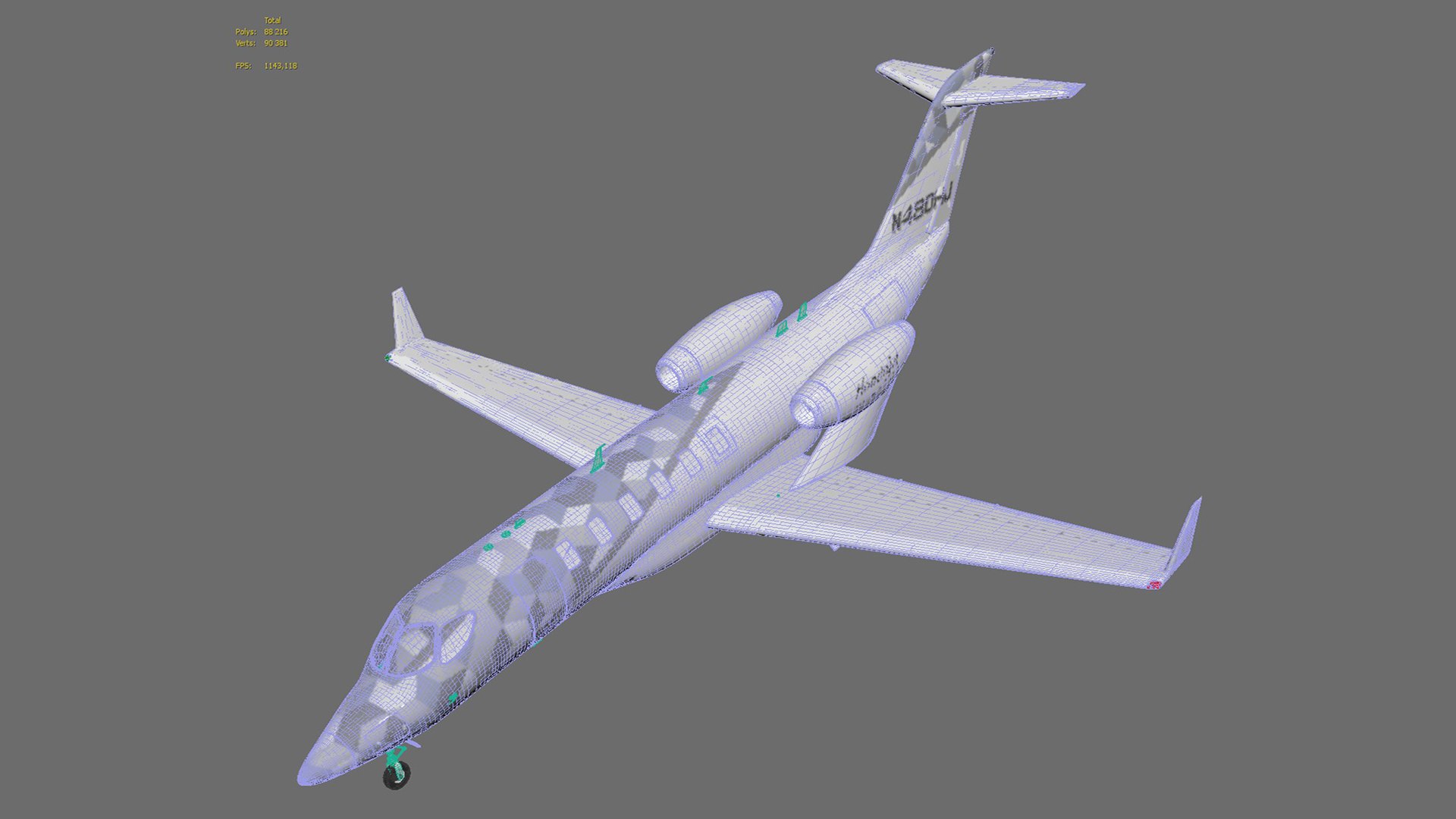 HondaJet Echelon Airplane 3D Model - TurboSquid 2271385