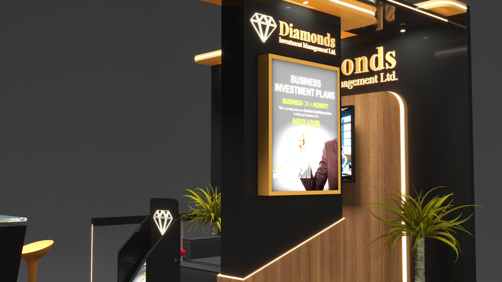 3D Exhibition Stand Stall - TurboSquid 2333380