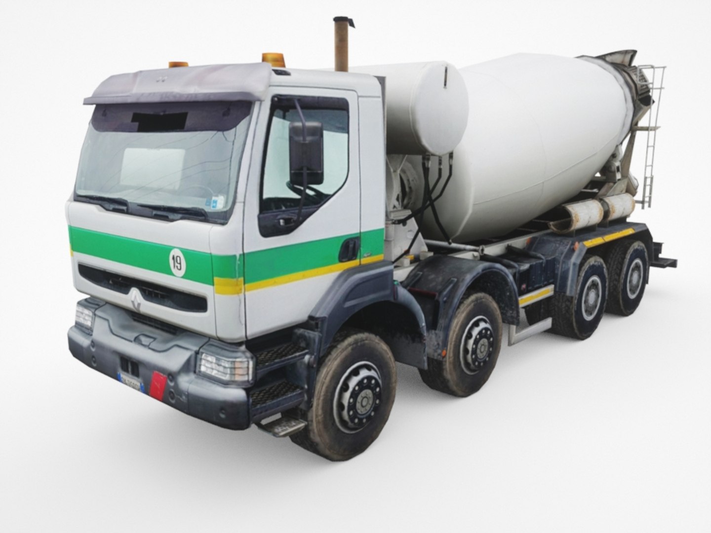 Concrete Mixer Renault Kerax 3D - TurboSquid 1347418