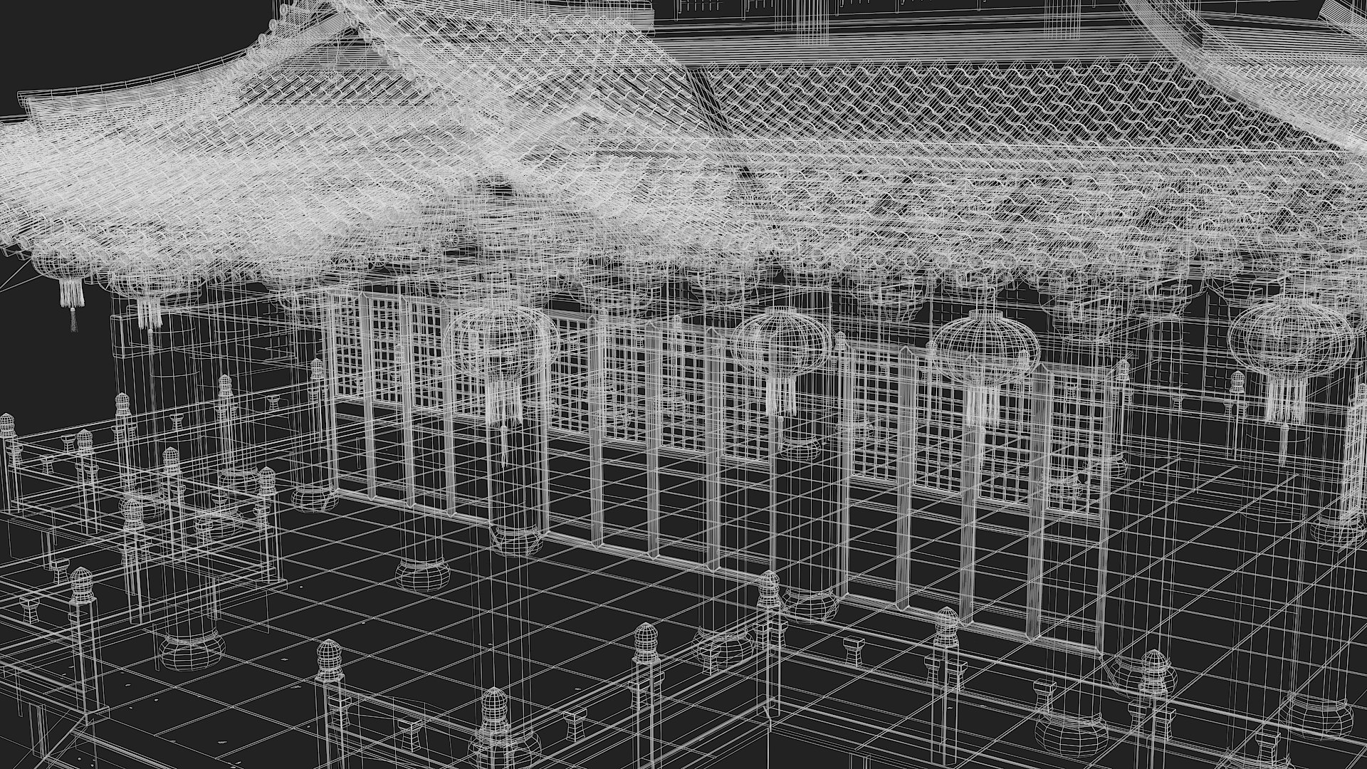 3D Chinese Ancient Architecture Model - TurboSquid 2345090