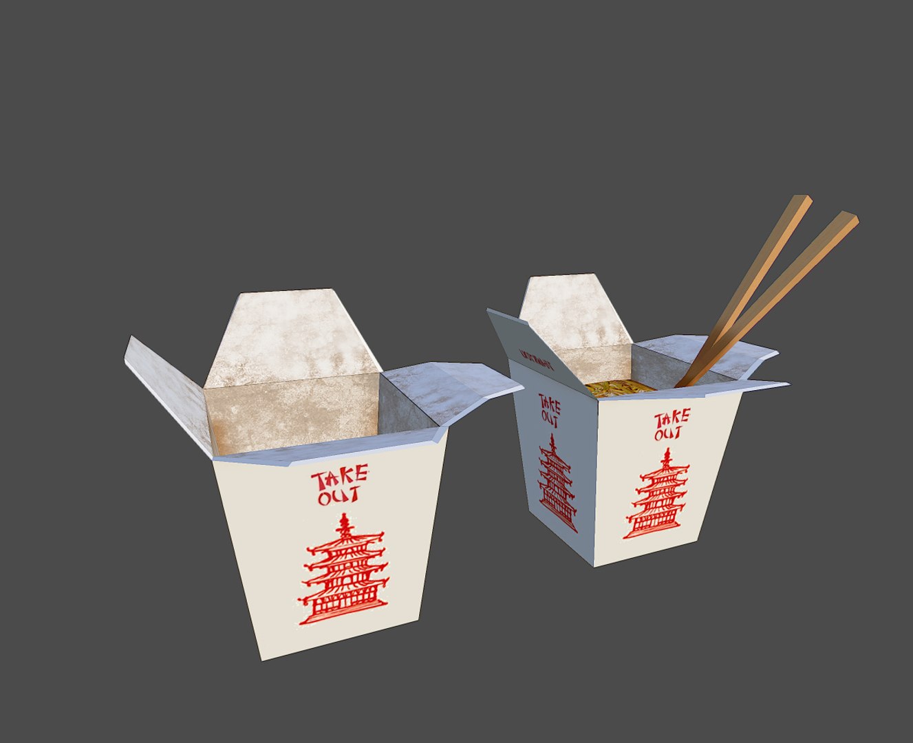 3d Food Chinese Takeout