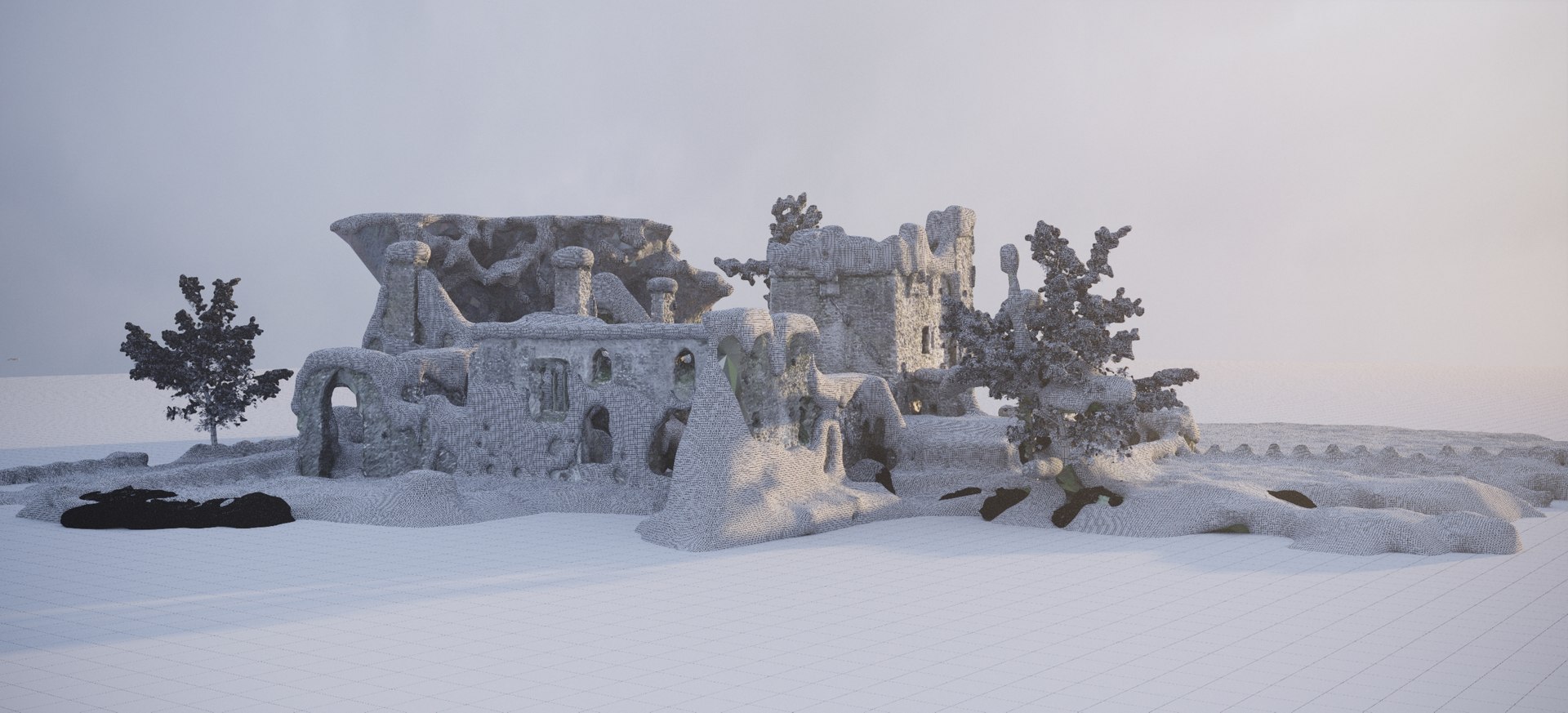 3D Model ABBEY CASTLE 2024 - TurboSquid 2237168