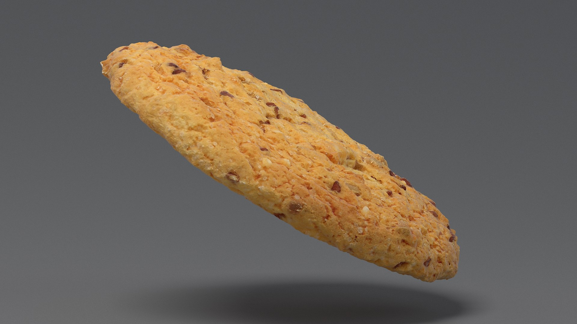 Realistic Oat Cookie 3D Model - TurboSquid 1784342