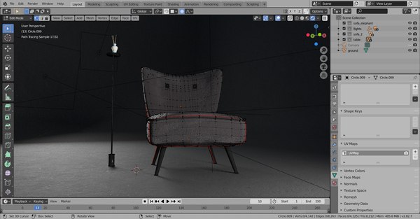 3D model living room sofa - TurboSquid 1545283
