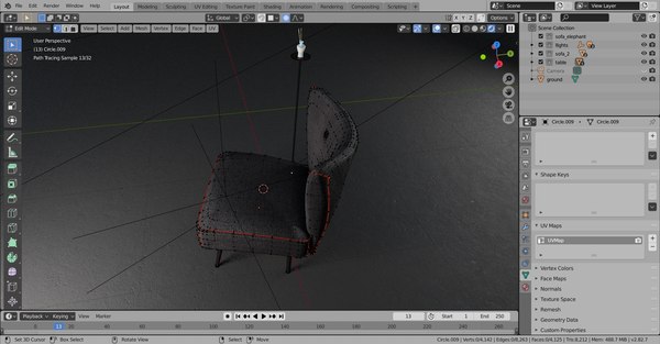 3D model living room sofa - TurboSquid 1545283