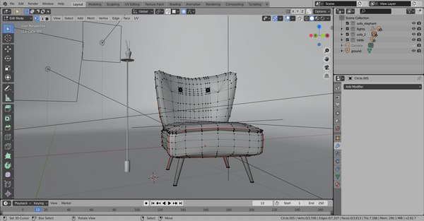 3D model living room sofa - TurboSquid 1545283