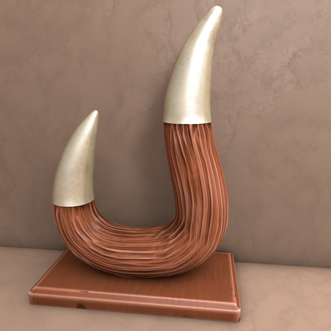 C4d Horn Statue