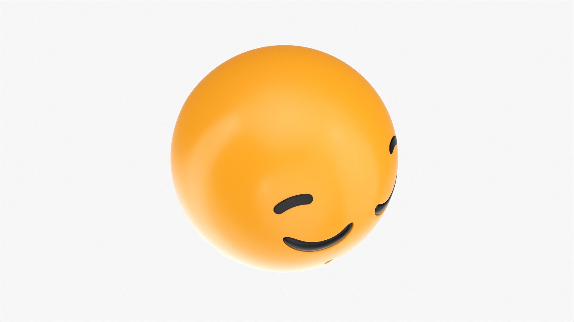 Emoji 008 Relieved 3D - TurboSquid 1817582