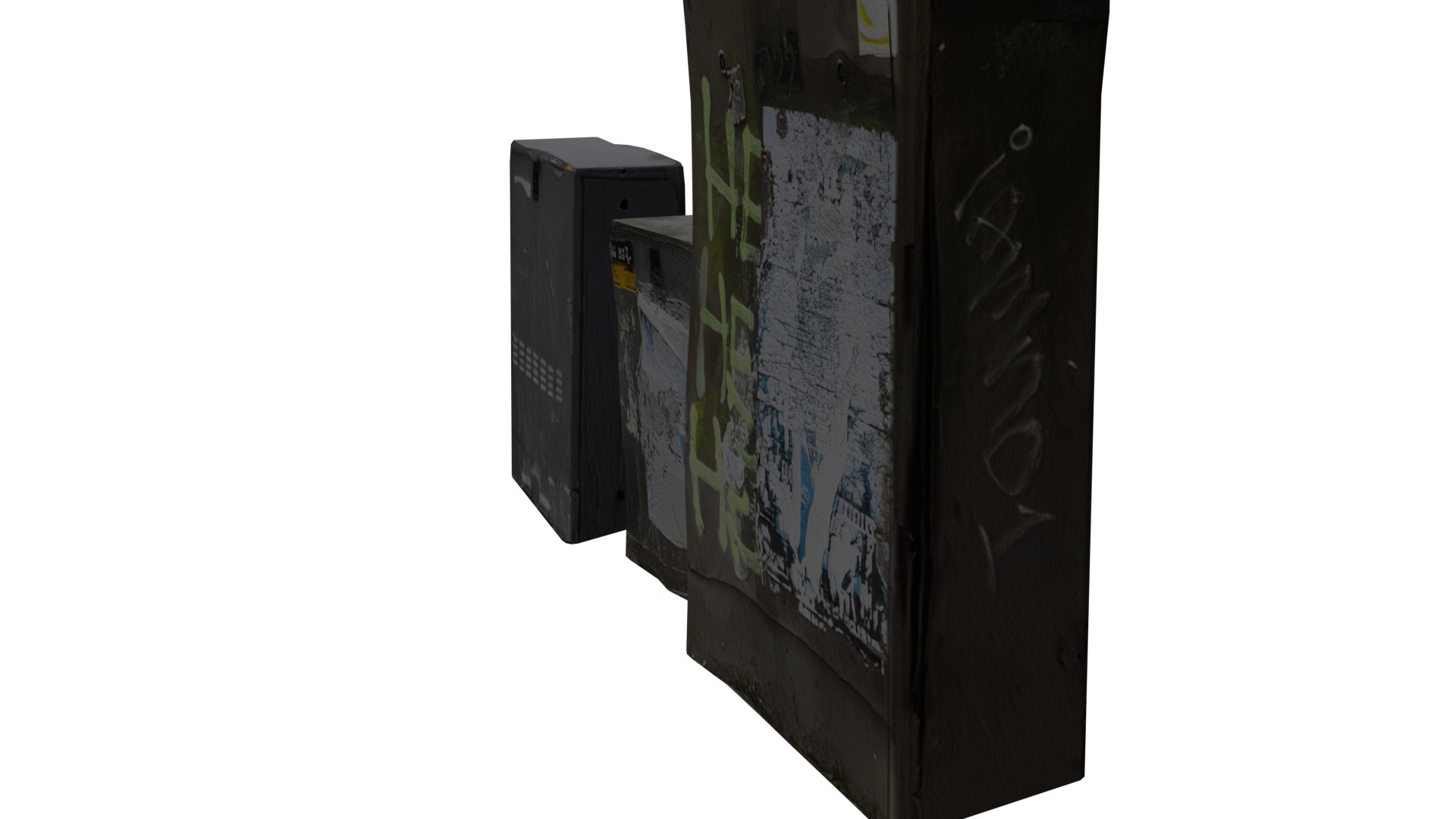 Street Control Boxes 3D Model - TurboSquid 1980481