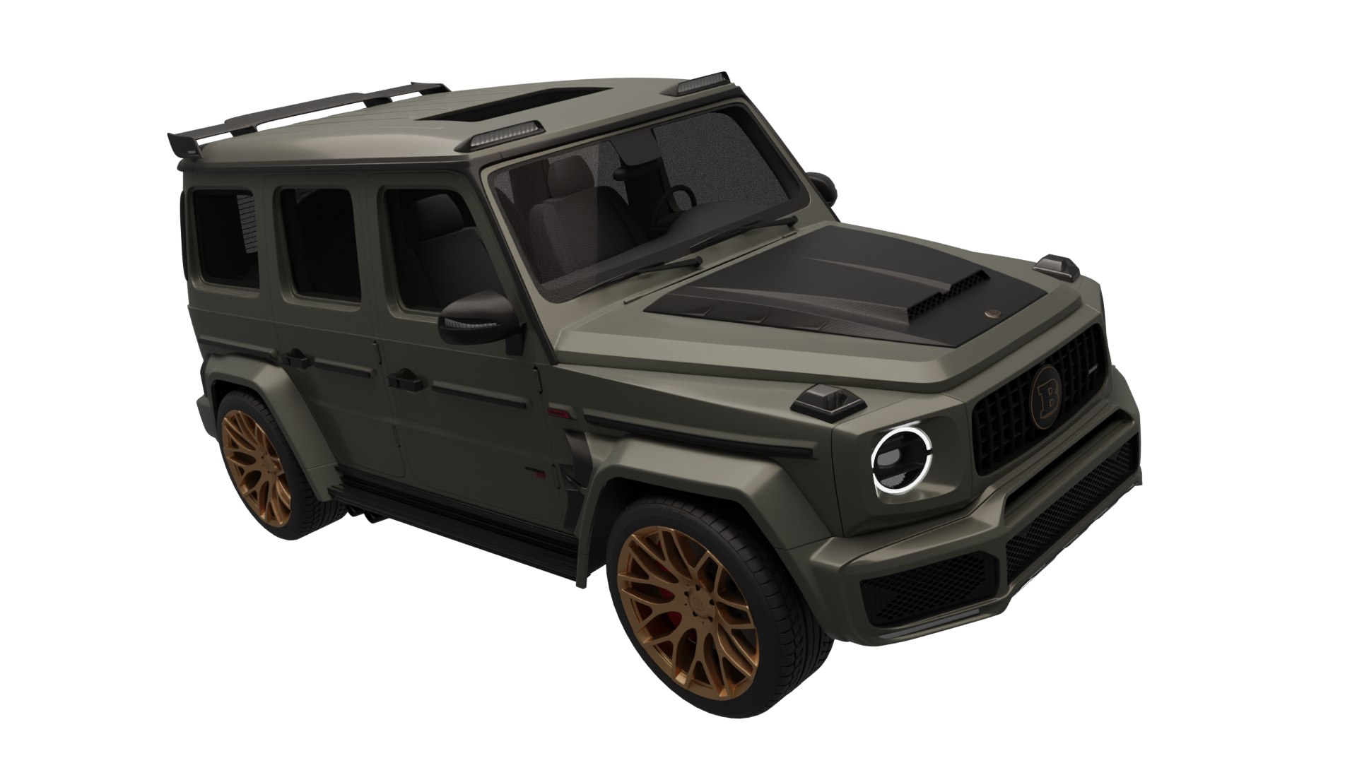 modèle 3D de BRABUS Mercedes-Benz AMG G63 BRABUS - TurboSquid 2396039