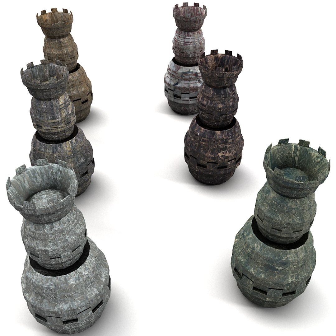 3d Model Weird Statue Museum