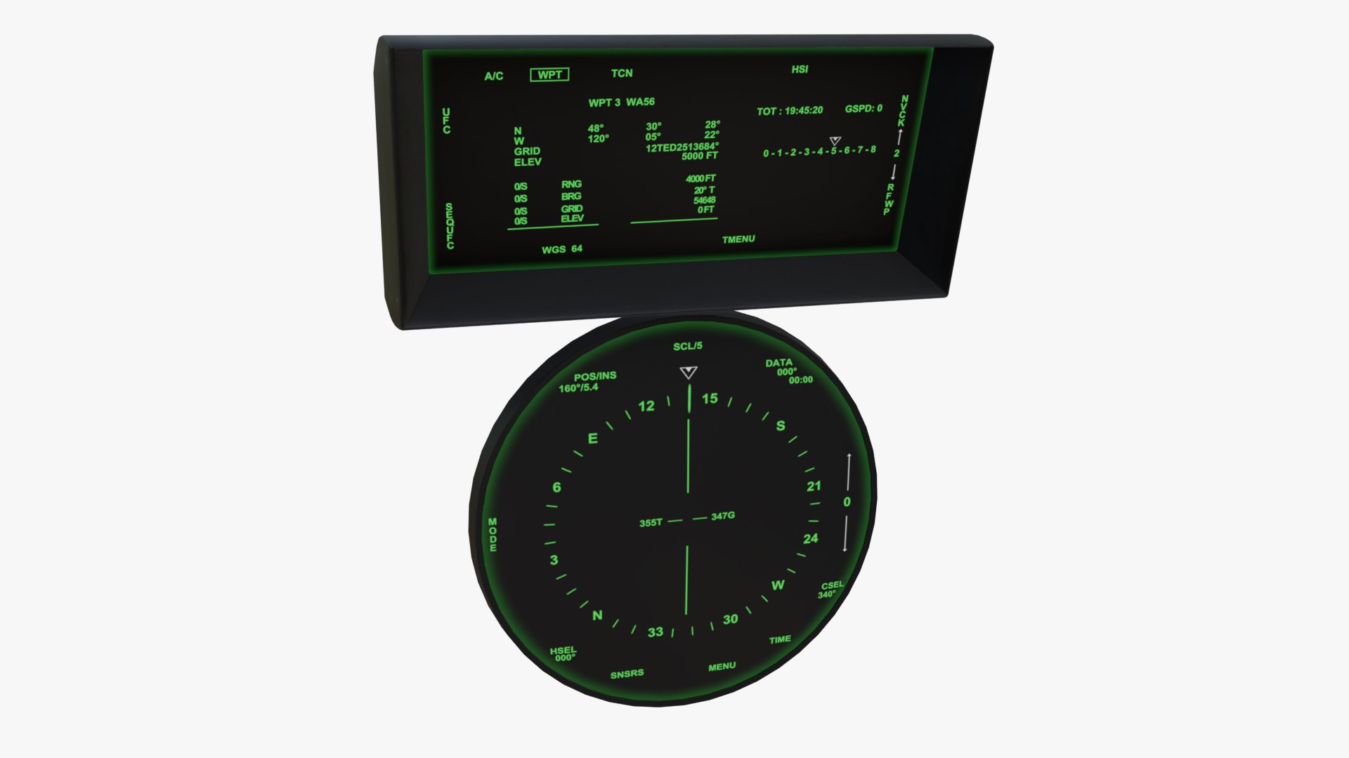 Fighter Jet Cockpit Control Panel 3D Model - TurboSquid 2384305