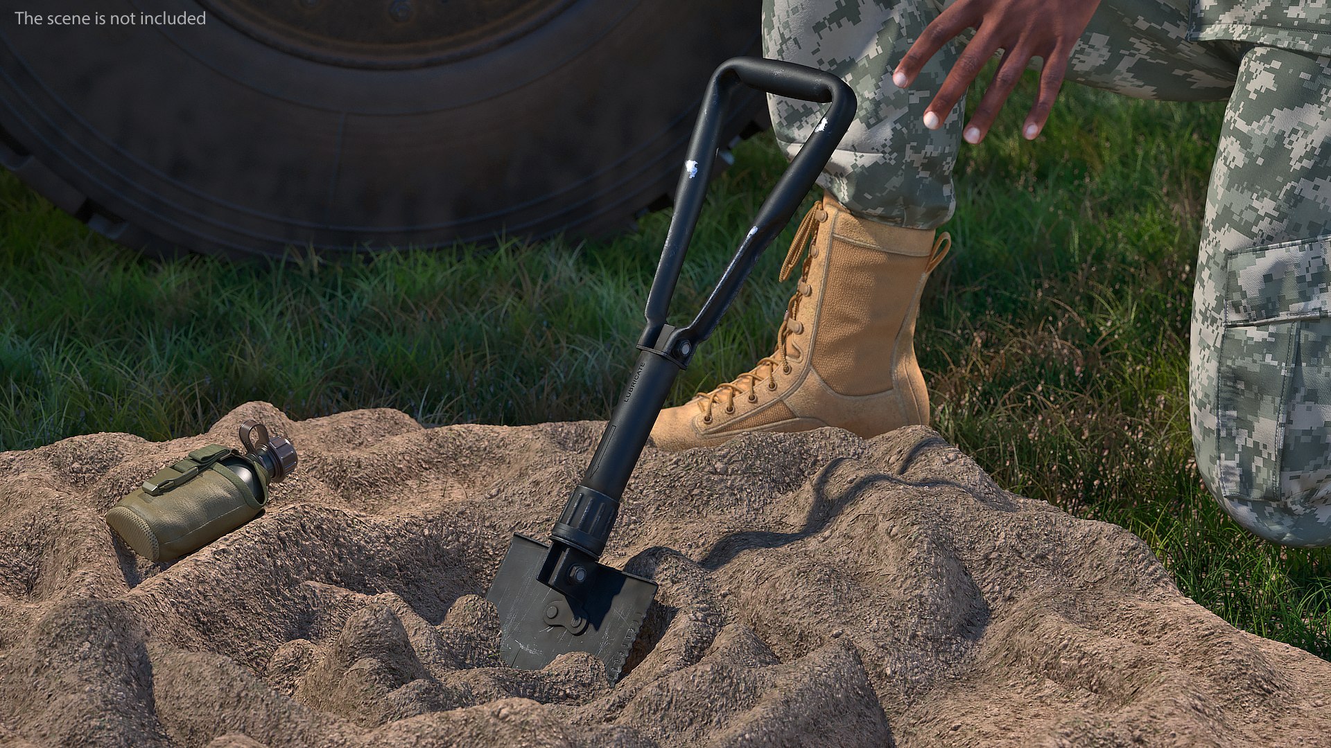 Used Gi Military Entrenching 3D Model - TurboSquid 1493322