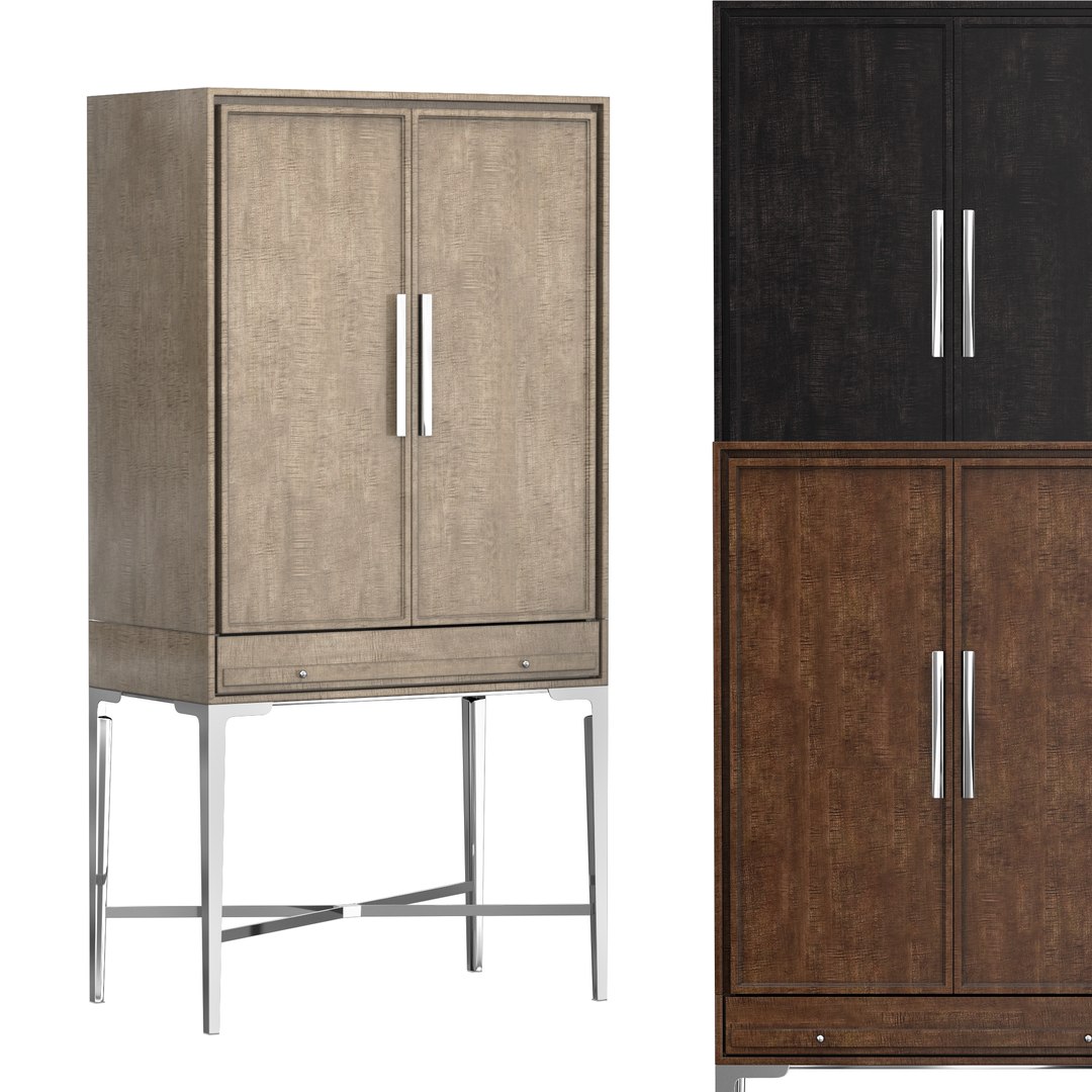 3D BENOIT BAR CABINET Model - TurboSquid 1908799