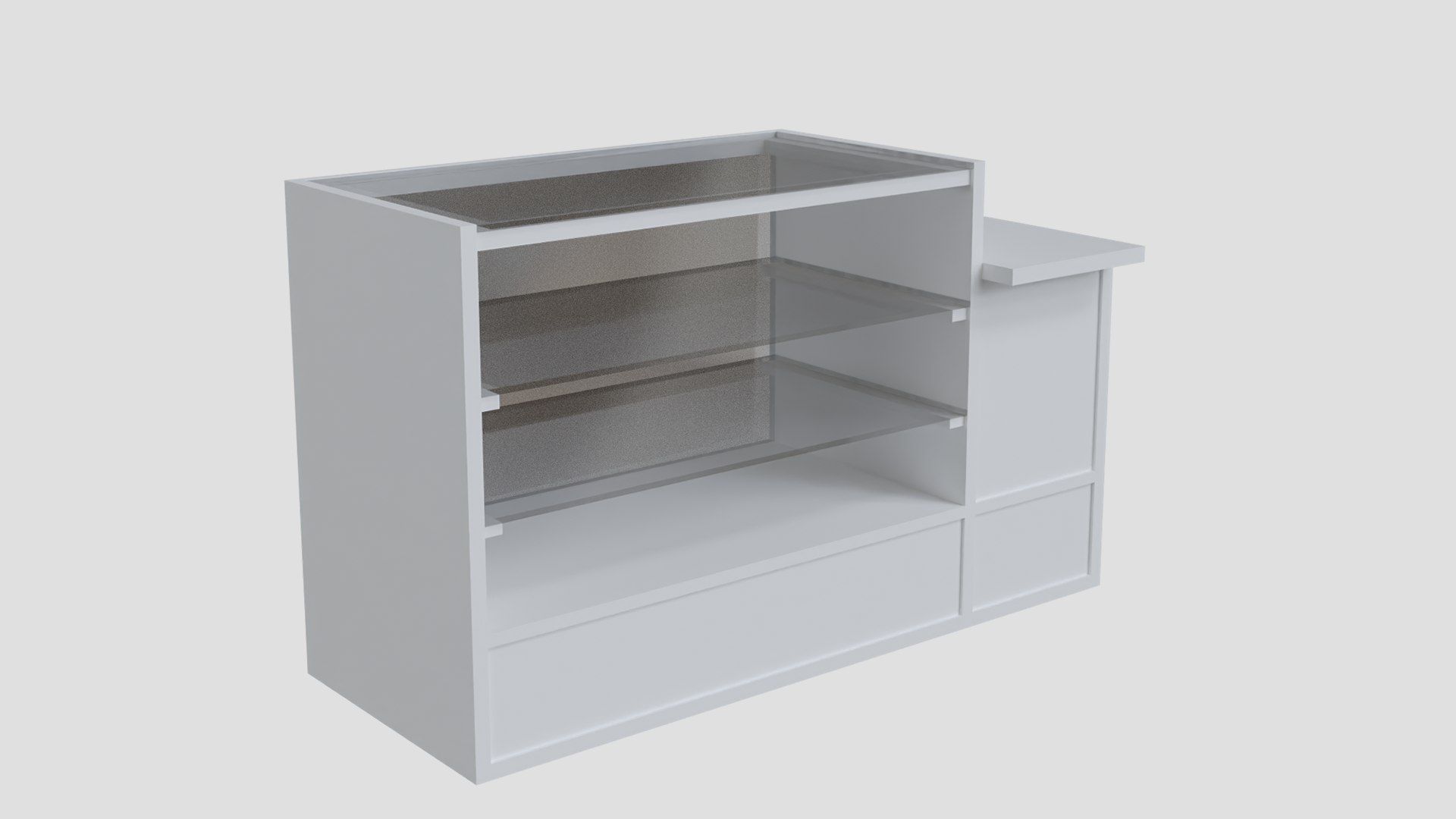 3D Cashier Table - TurboSquid 2251830