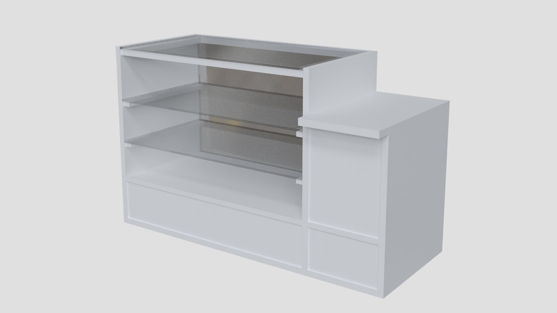 3D Cashier Table - TurboSquid 2251830