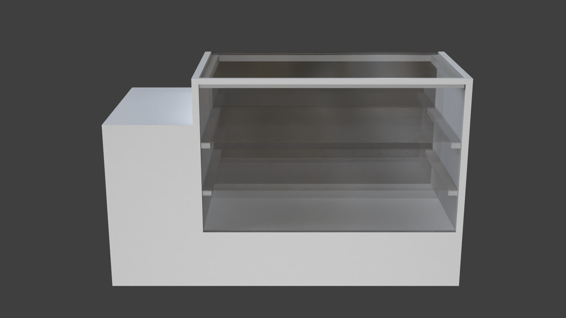 3D Cashier Table - TurboSquid 2251830