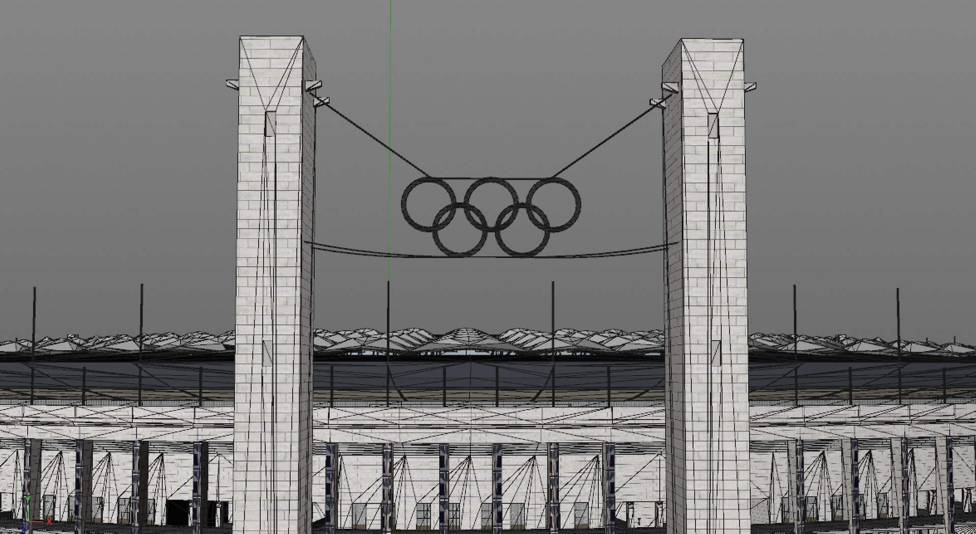 3D Model Berliner Olympiastadion -- Highly Detailed - TurboSquid 1956528