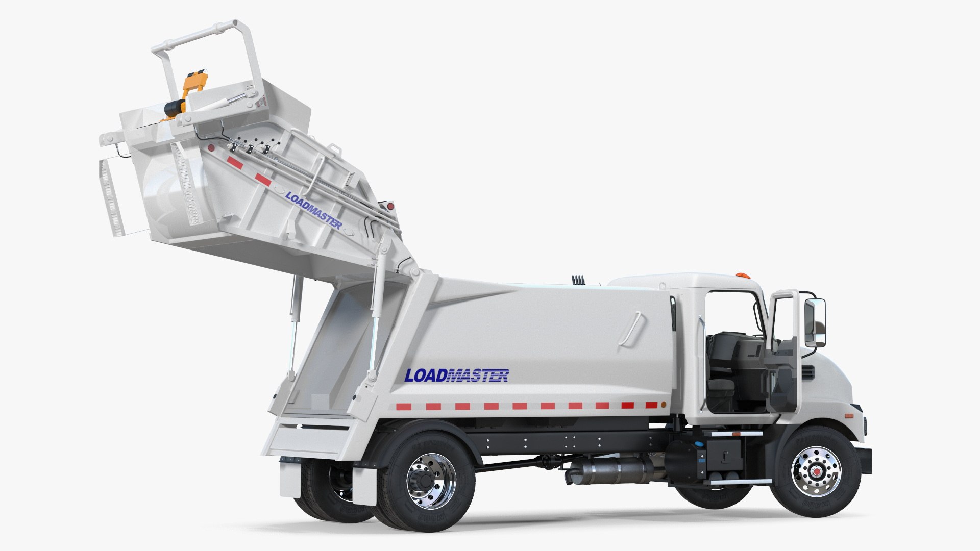 3D Mack MD6 Medium-Duty Garbage Truck Rigged model - TurboSquid 2126747