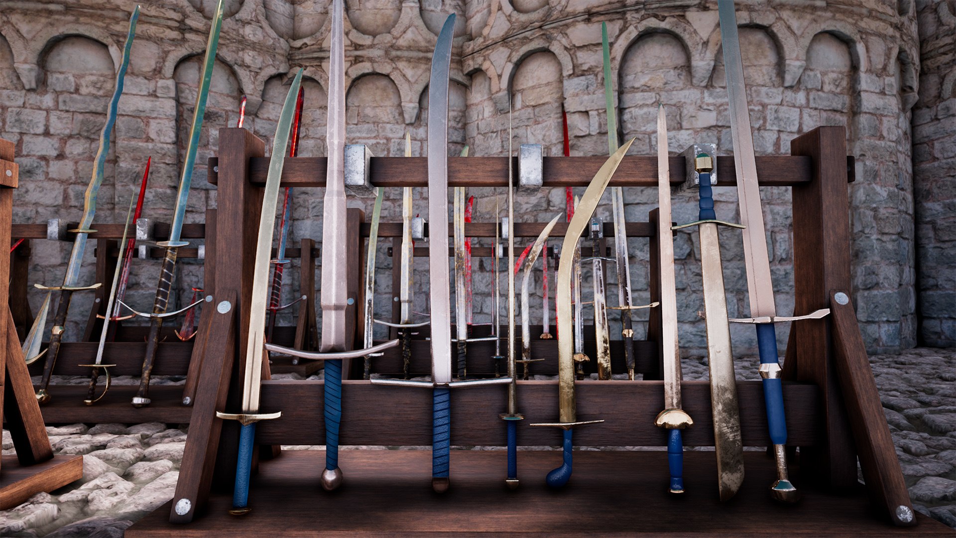 Sword Package 100 Variations Model - TurboSquid 1984261