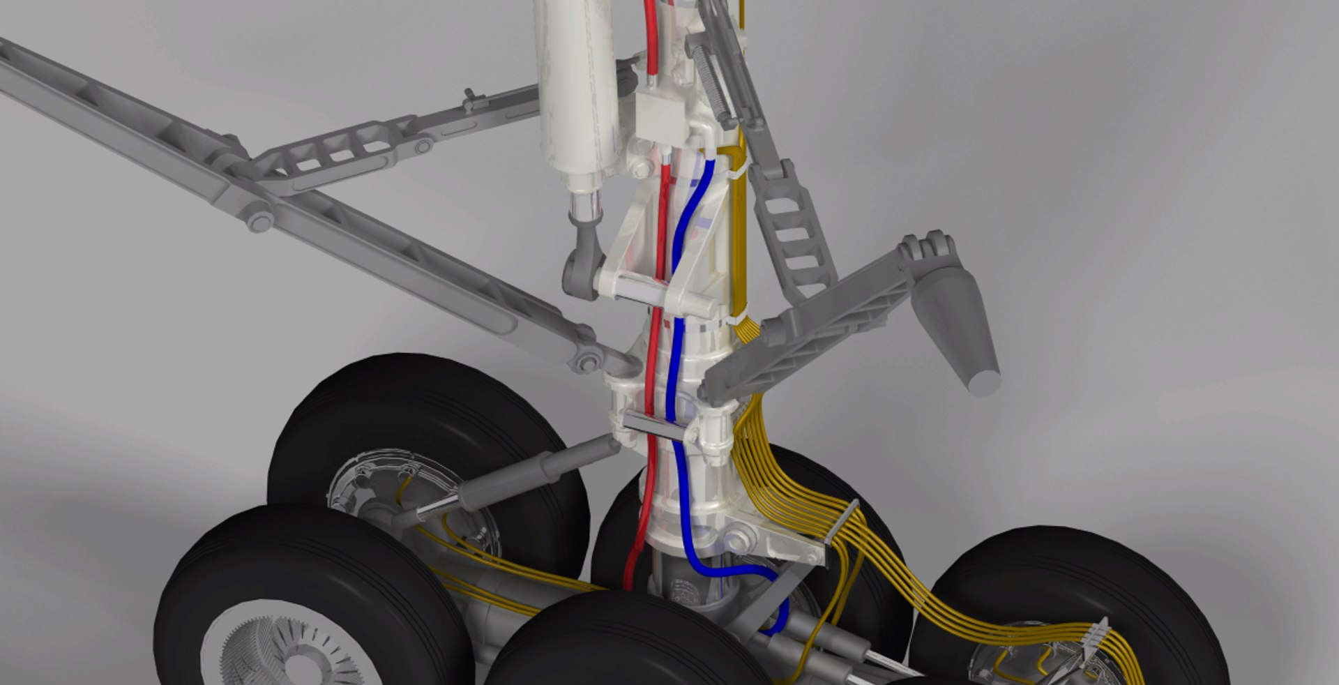 3d Model Landing Gear Wheel Aircraft