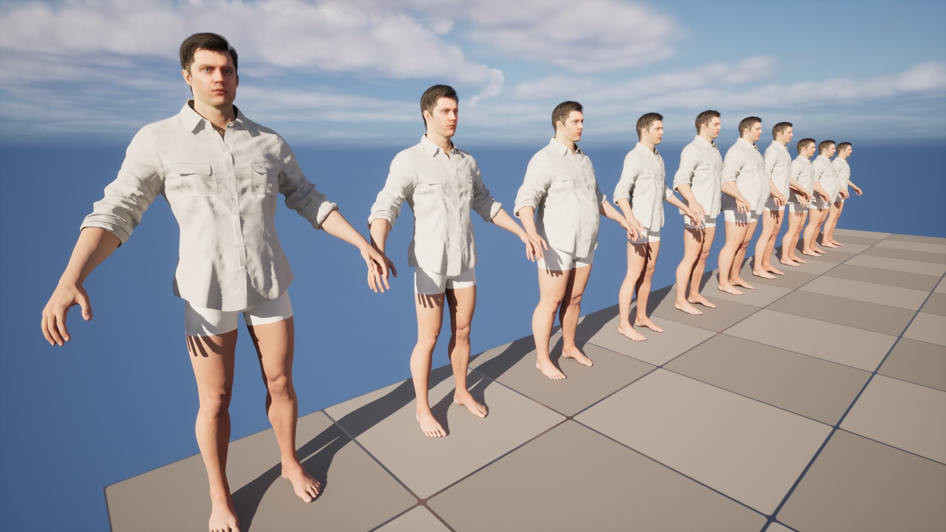 3D Shirt 238 - All MH Bodies UE5 Skeletons - Rigged Model - TurboSquid ...