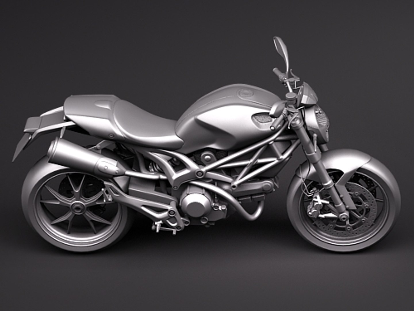 Ducati Monster 1100s 2009 3d Lwo