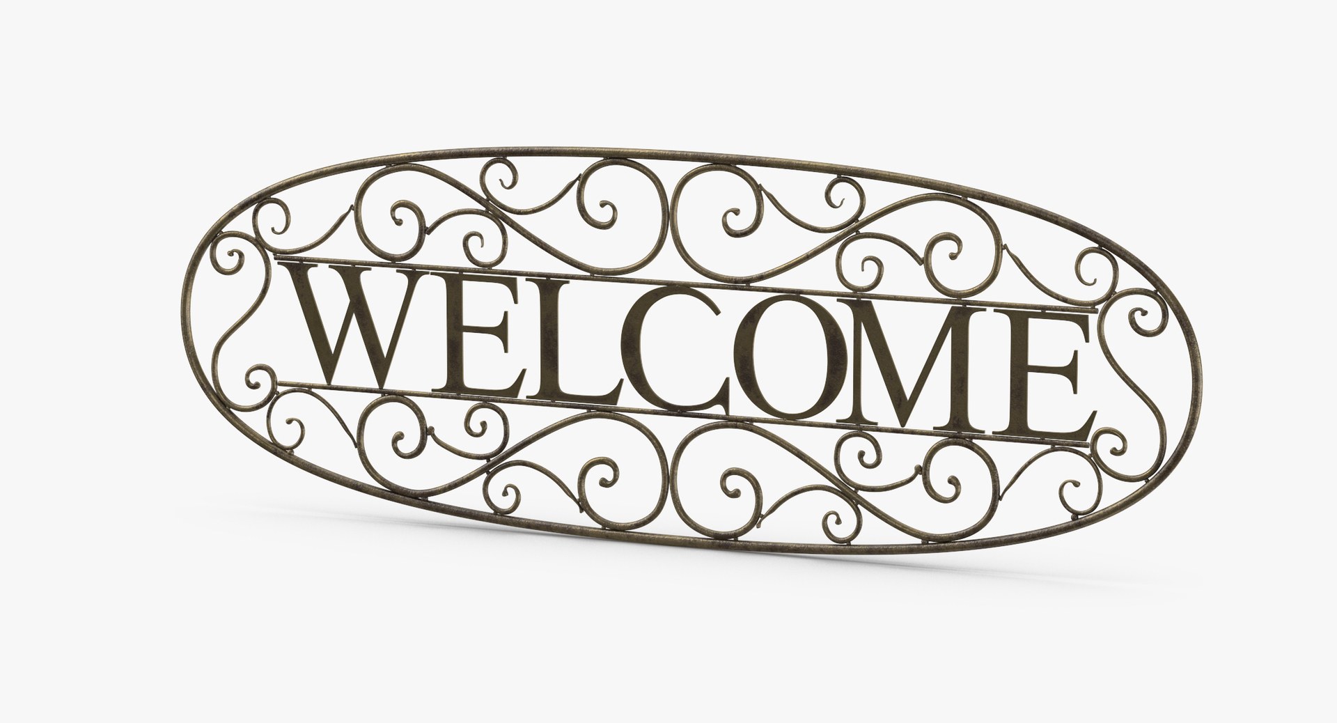 Welcome Sign 05 3D Model - TurboSquid 1230821