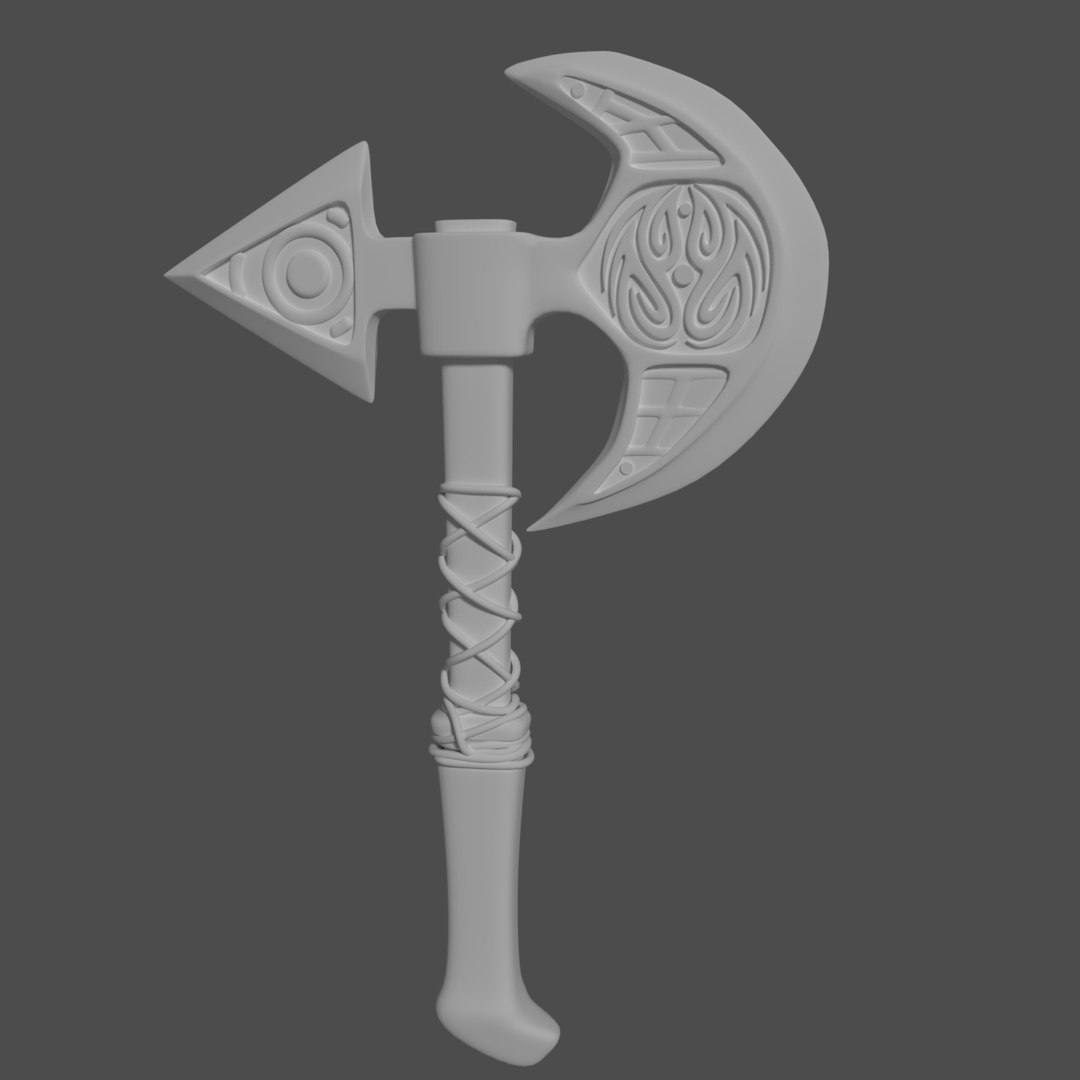 War Axe Ax 3D Model - TurboSquid 1521952