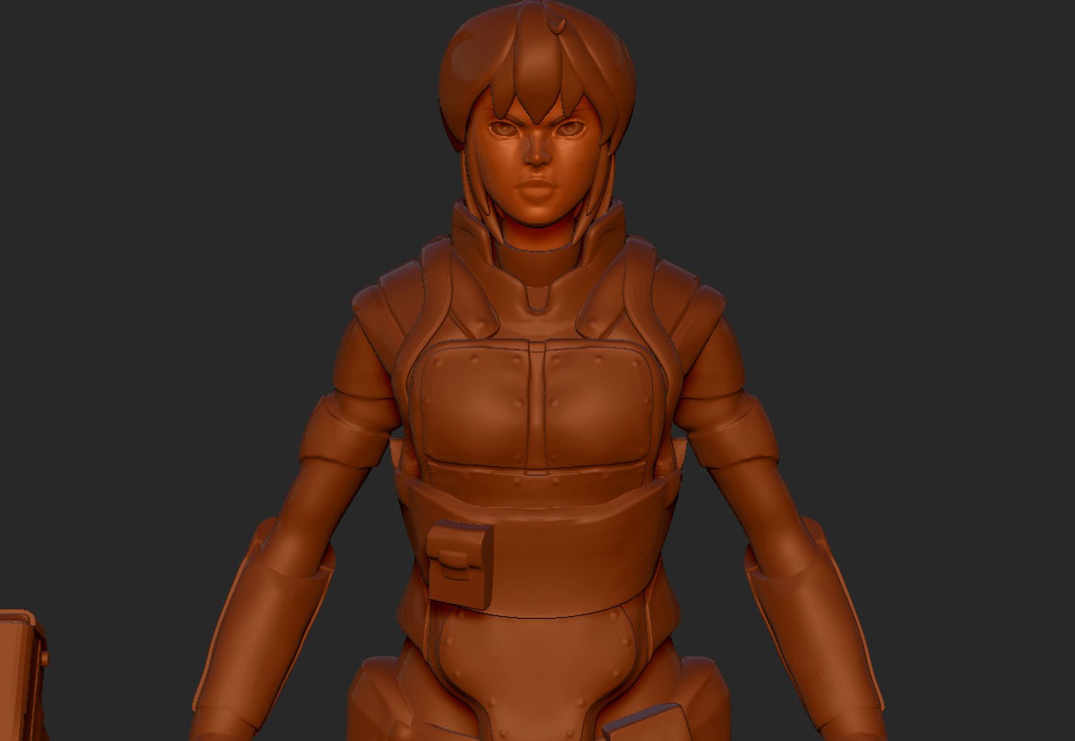 Motoko Kusanagi 3d Model