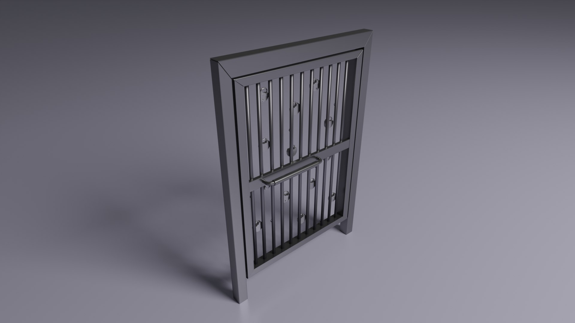 3D Metal Door Model - TurboSquid 1508453