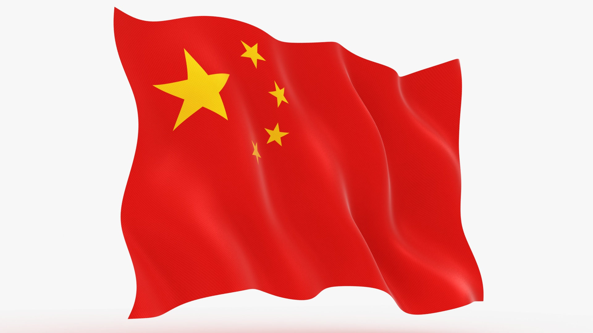 China Flag Animation 3D Model - TurboSquid 1613374