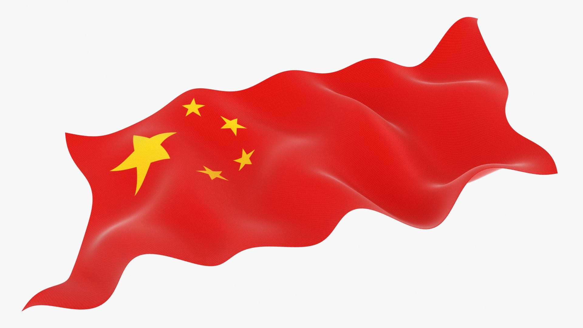 China Flag Animation 3D Model - TurboSquid 1613374