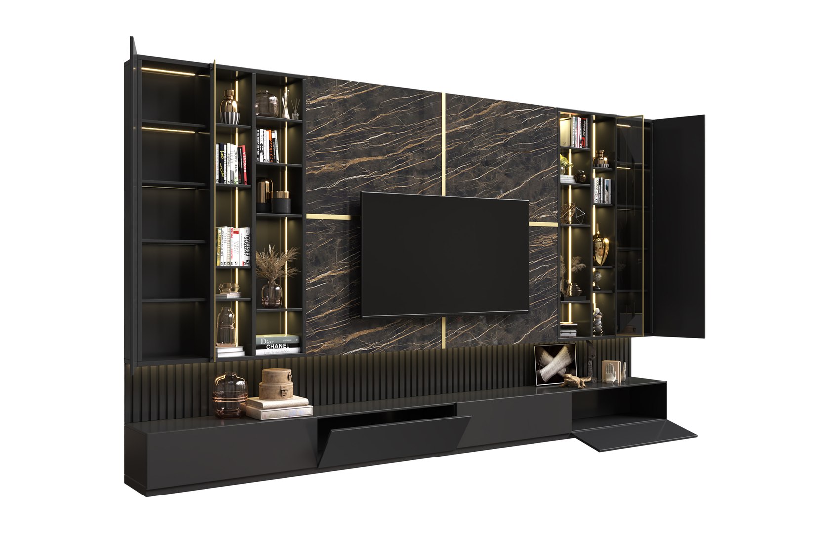 Tv Unit 3D Model - TurboSquid 2228232