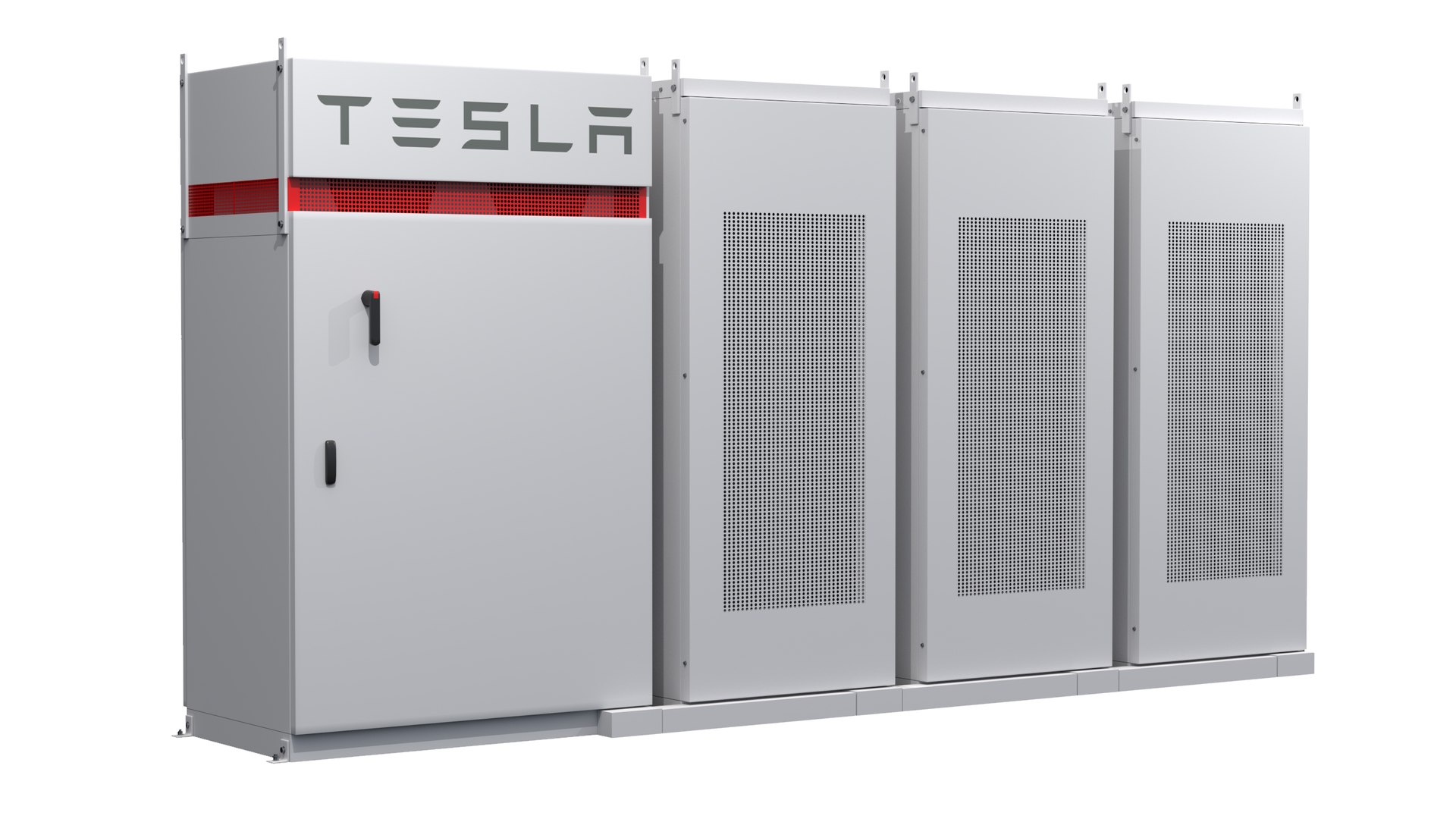 3D Tesla Storage System model - TurboSquid 2172360