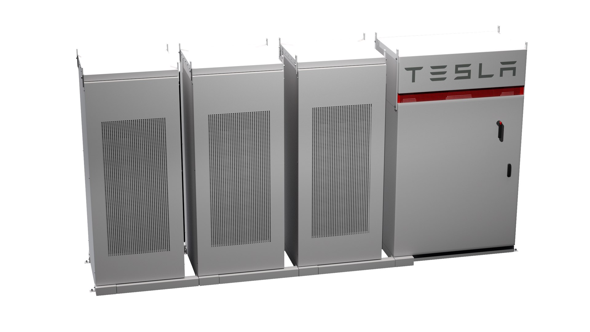 3D Tesla Storage System model - TurboSquid 2172360
