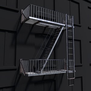 3D Fire Escape Models - Browse & Download Formats - TurboSquid