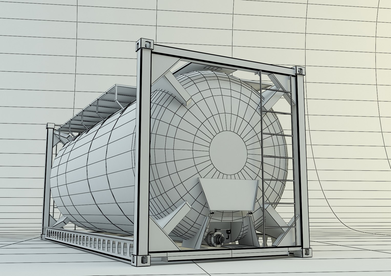 Container Tank 3D - TurboSquid 2059384