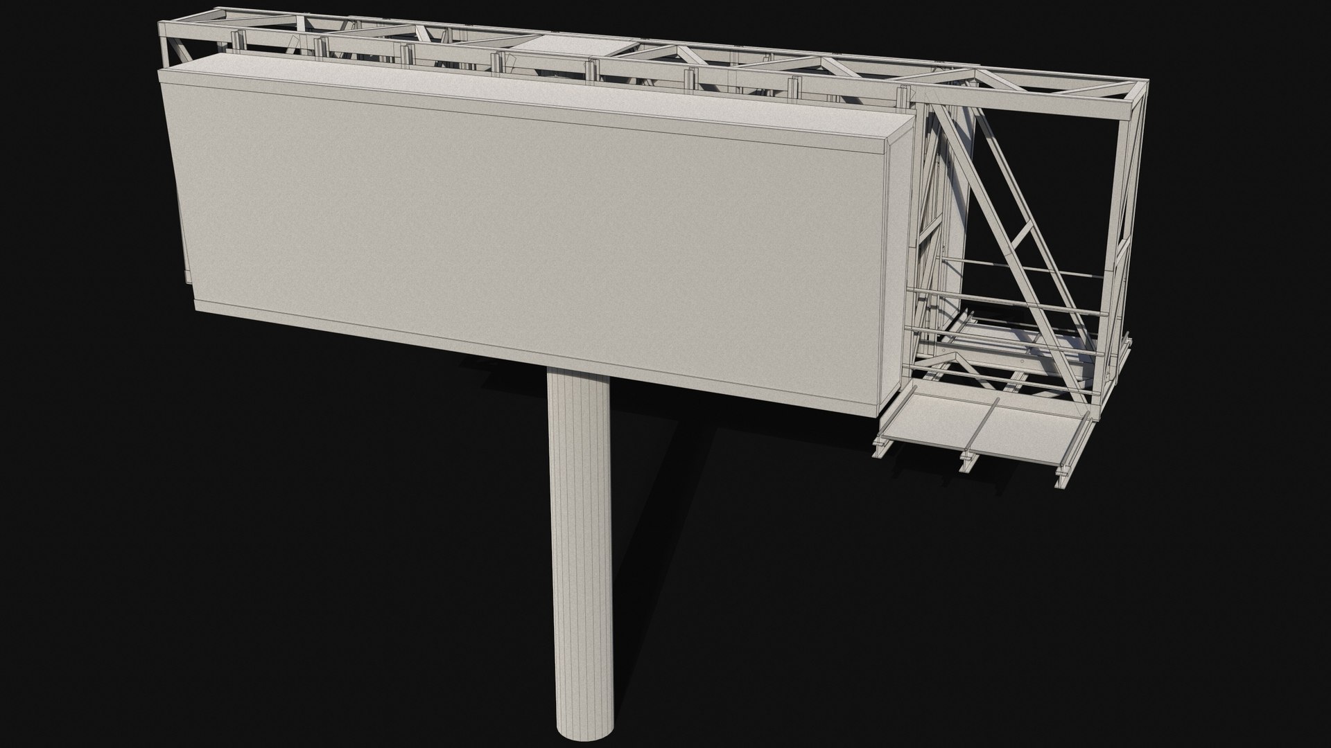 3D Variable-message Sign - TurboSquid 1818067