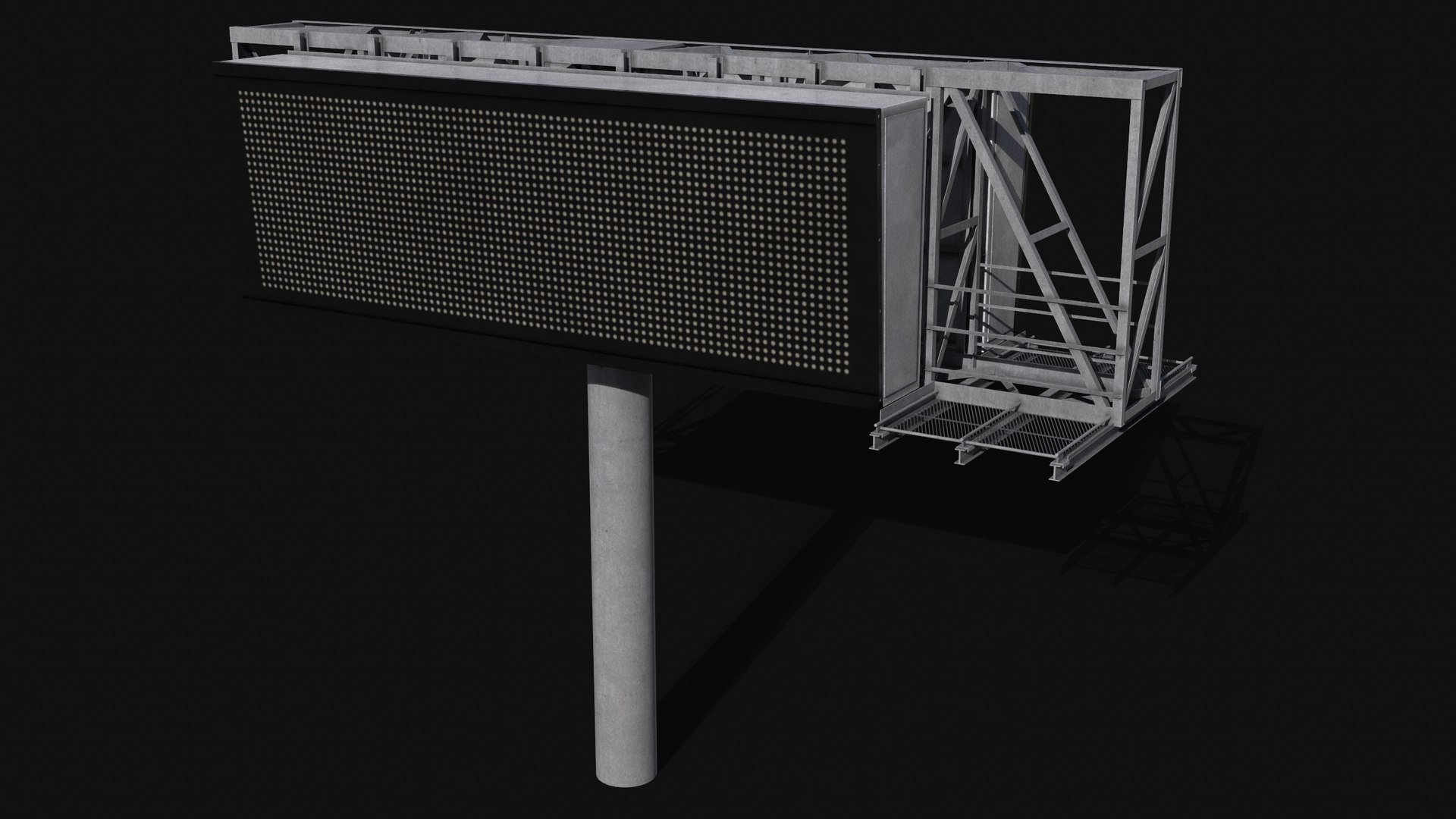 3D Variable-message Sign - TurboSquid 1818067