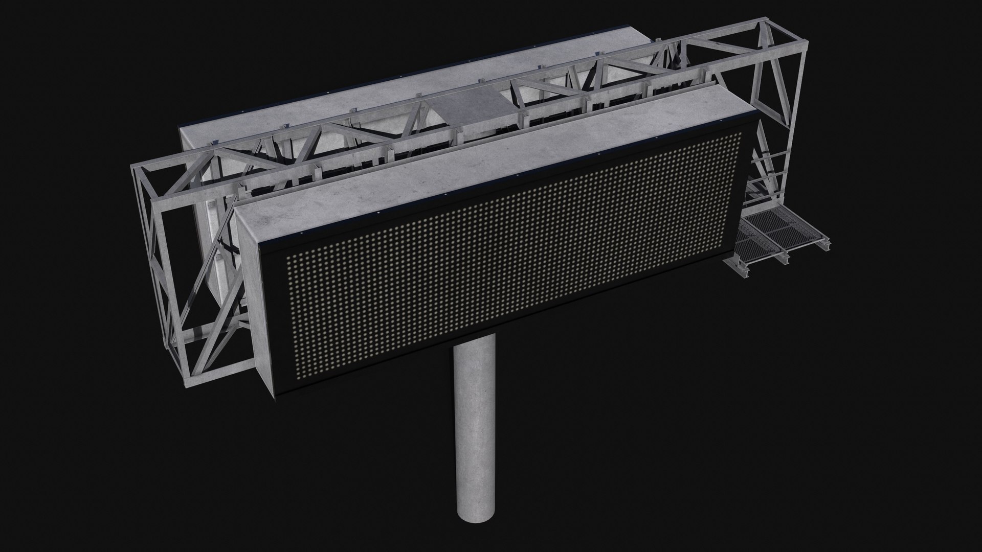 3D Variable-message Sign - TurboSquid 1818067