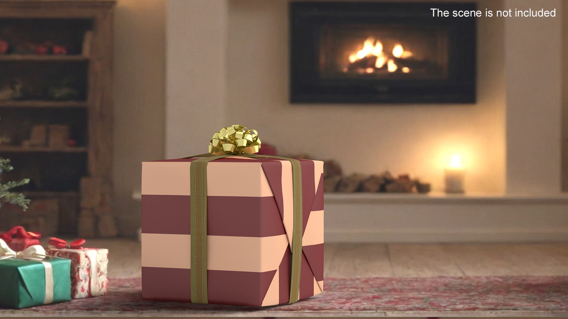 Square Gift Box 3D Model - TurboSquid 2279303