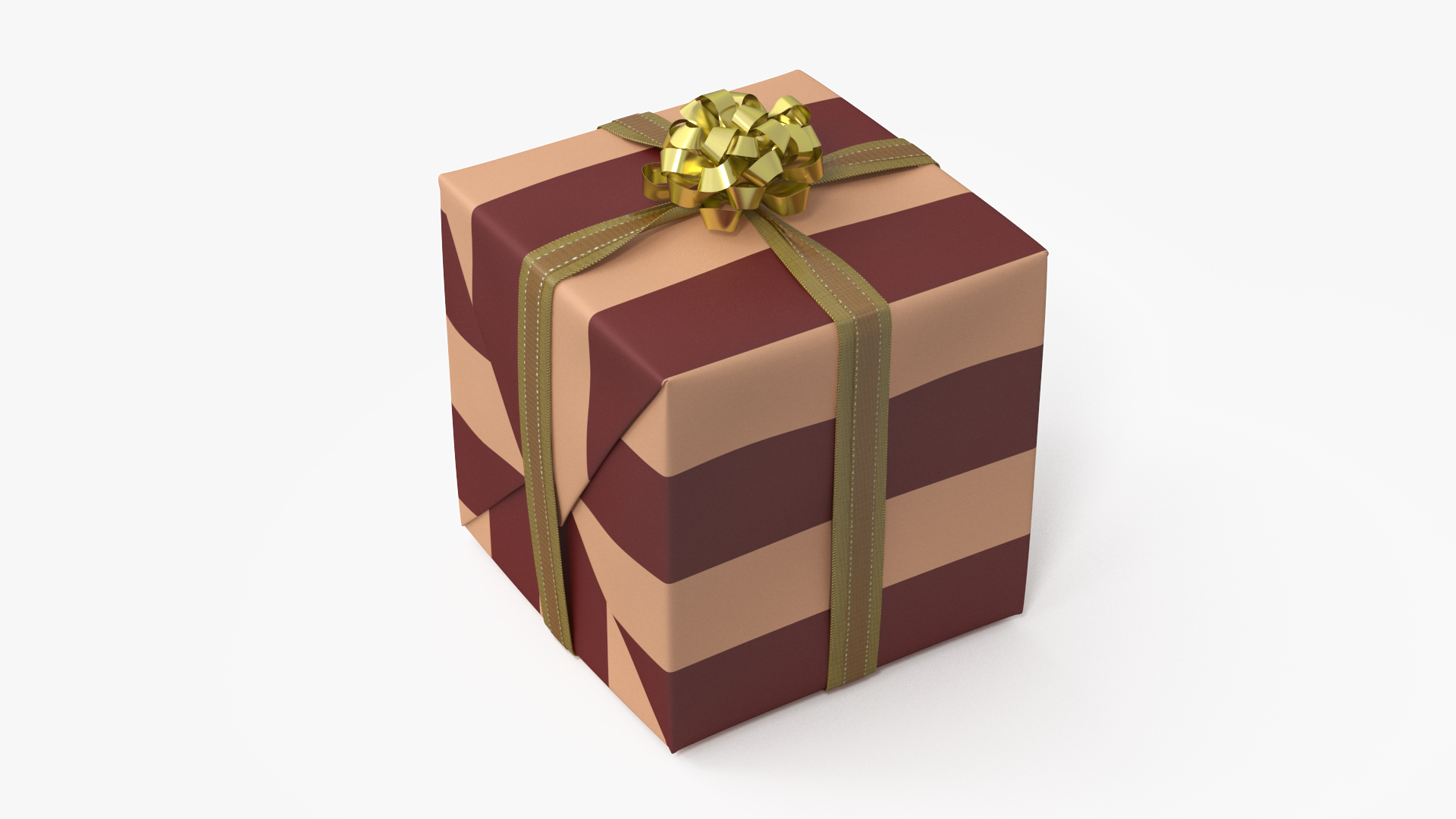 Square Gift Box 3D Model - TurboSquid 2279303