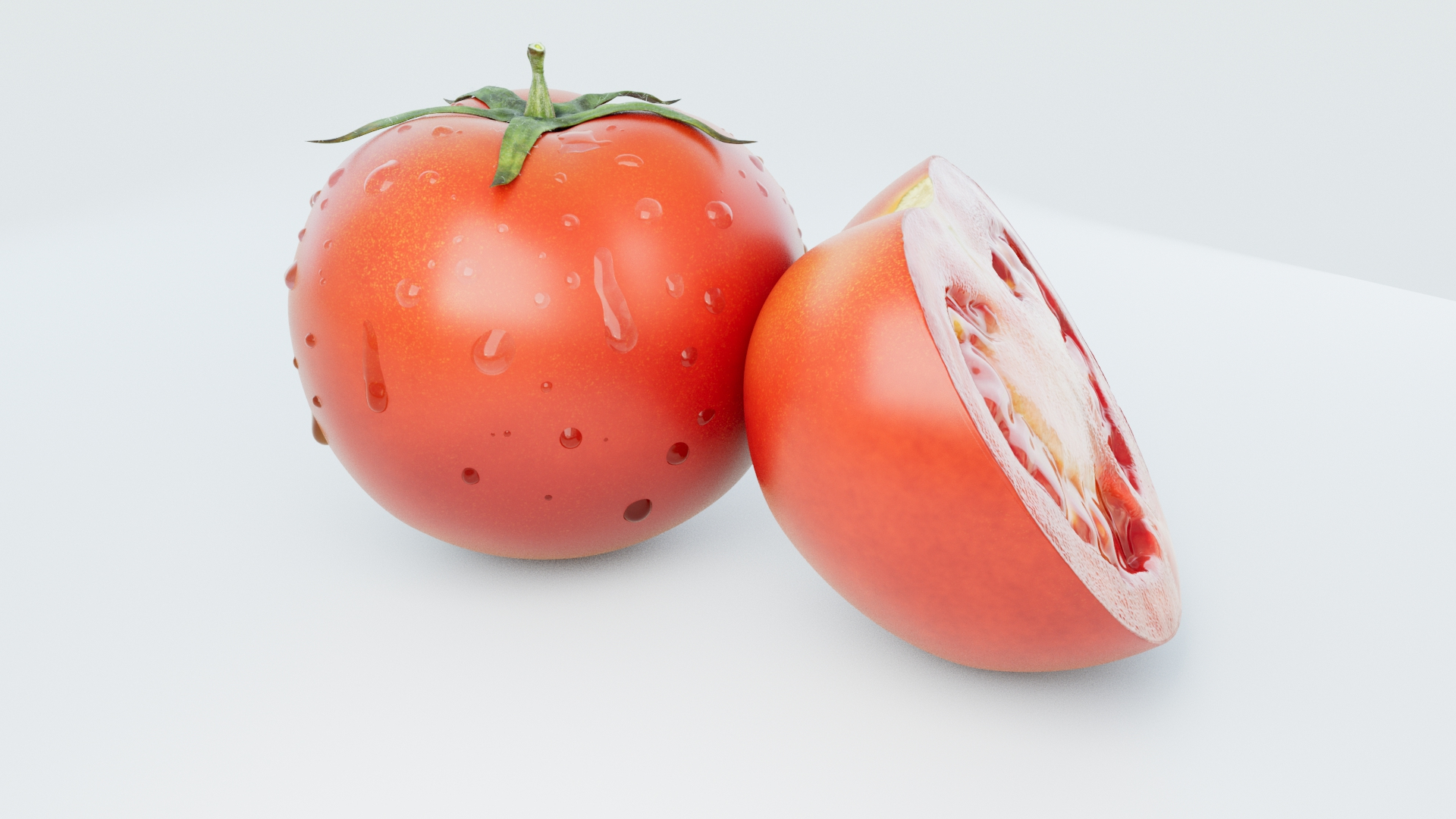 3D Tomato 3D model model - TurboSquid 1829192