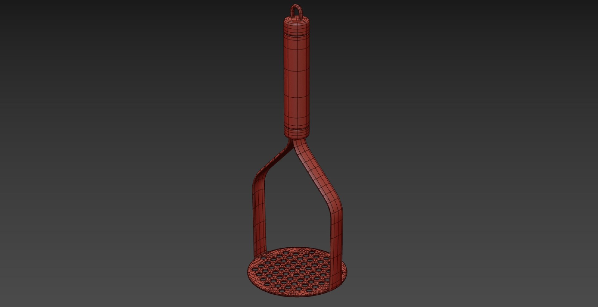 Red Potato Masher 3D Model - TurboSquid 1878208
