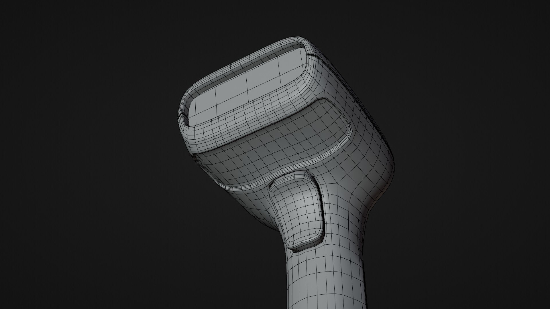 3D Gun Barcode - Barcode Scanner Shopping 3D Element - TurboSquid 1888482