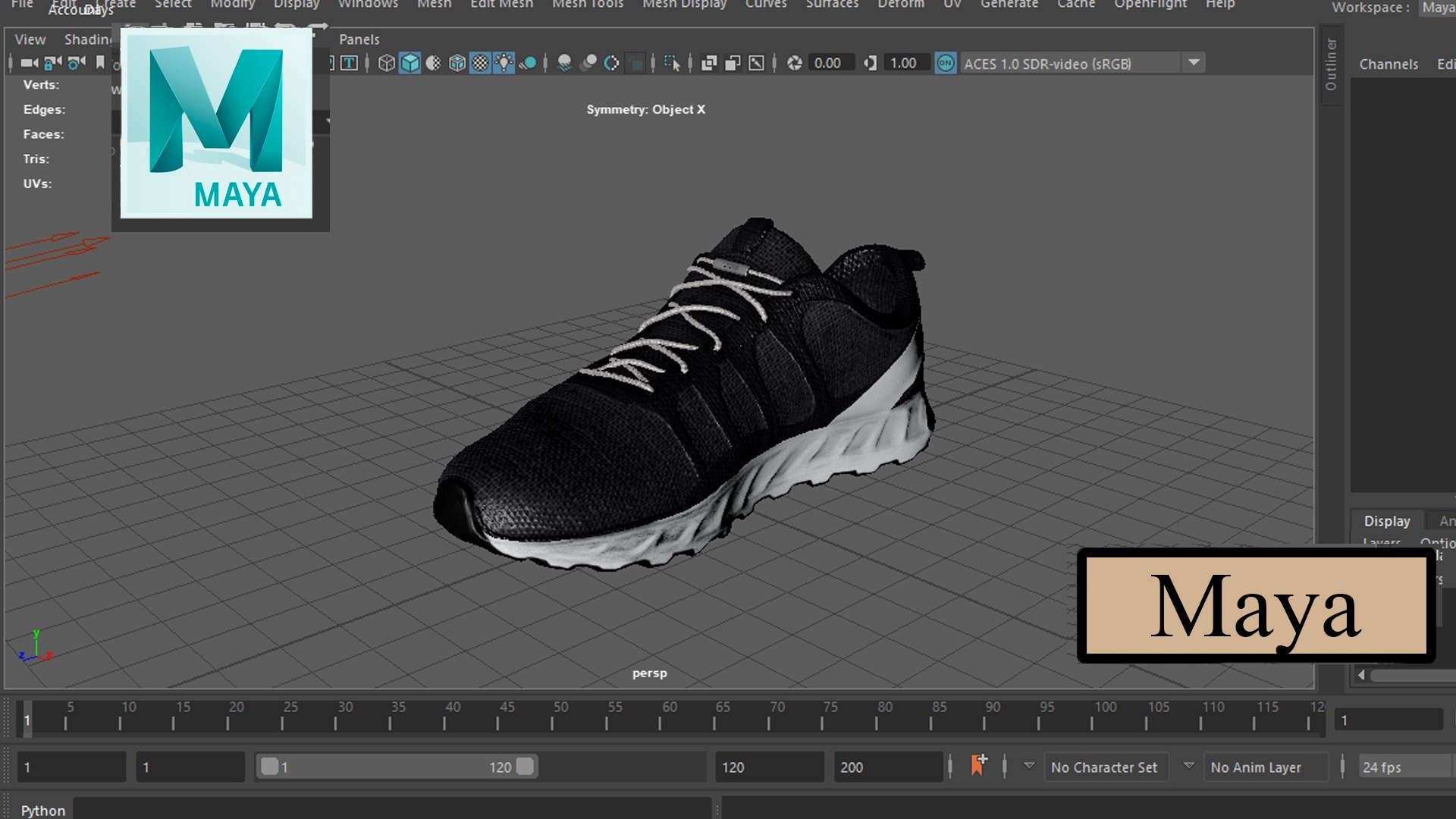 3D Sneakers Shoes Model - TurboSquid 1854351