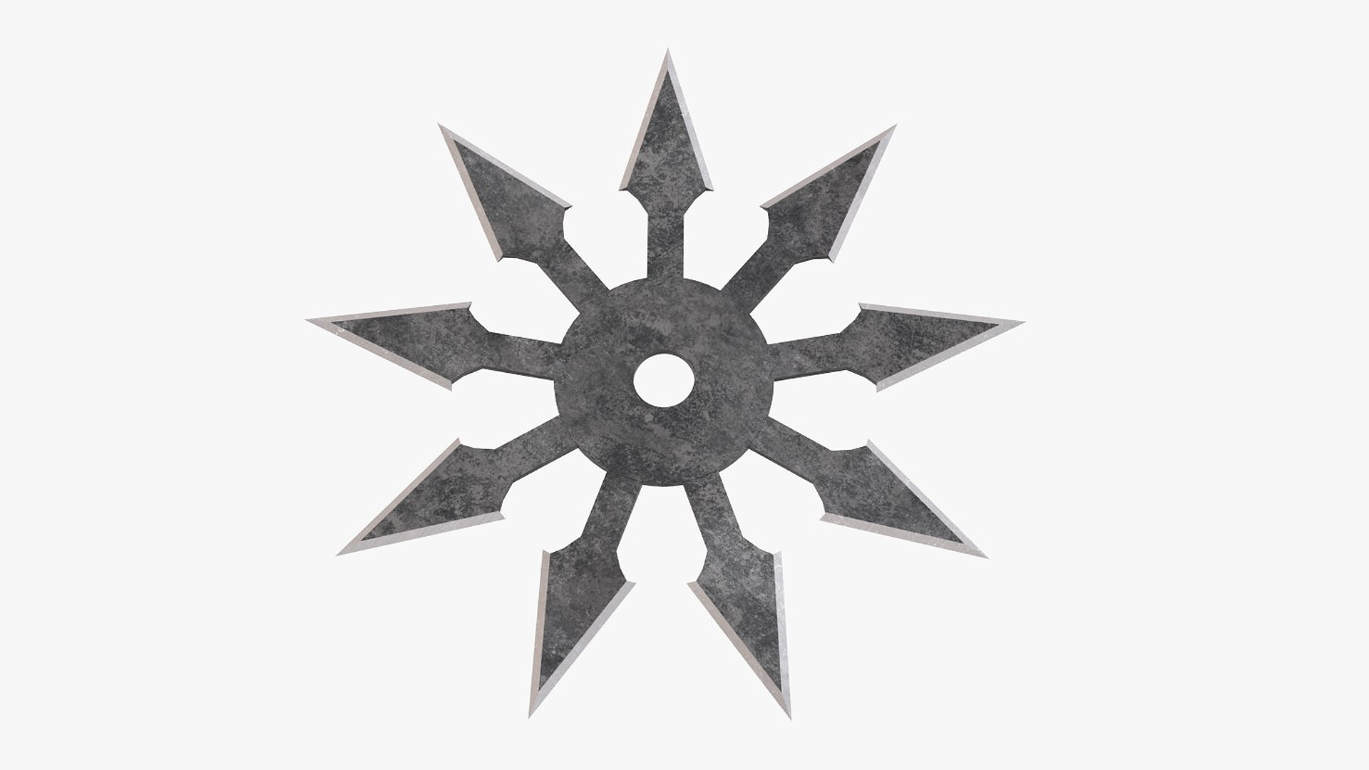 3D Kuho Throwing Star - TurboSquid 1422073