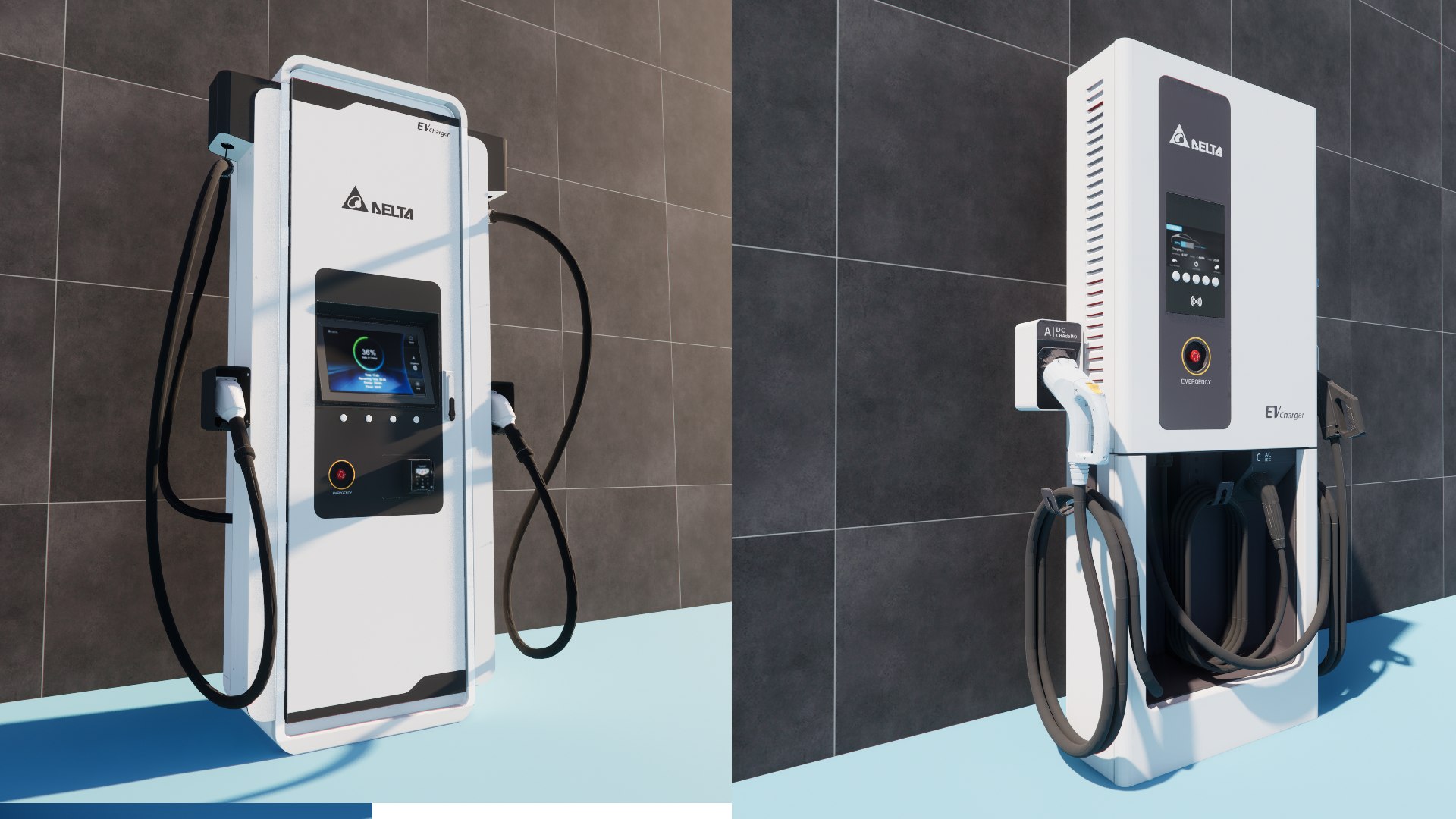 Electric Vehicle Chargers -A2 3D Model - TurboSquid 2209122