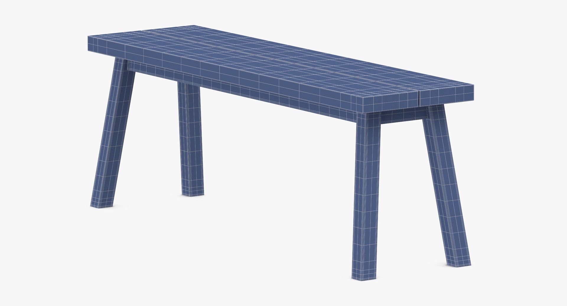 3D Scandinavian Bench Model - TurboSquid 1243453